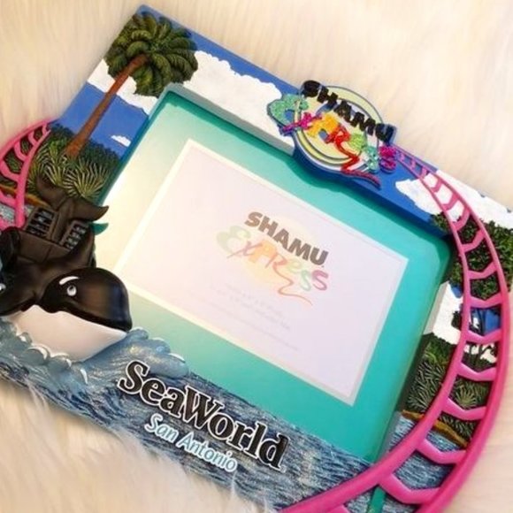 Seaworld | Accents | Shamu Express San Antonio Picture Frame Sea World ...